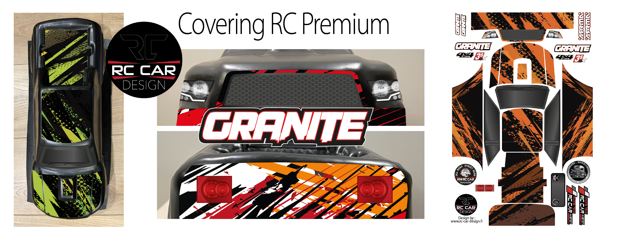 Stickers, autocollant RC Car Design